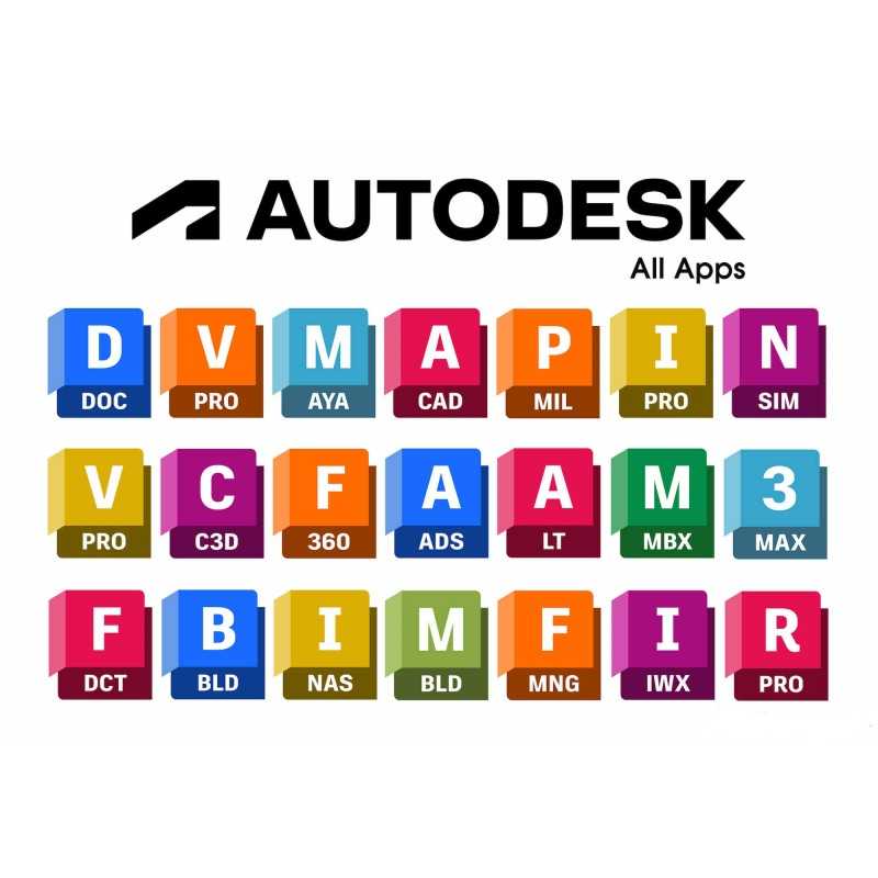 Autodesk All Apps - Abonnement 1 an | Techno Smart